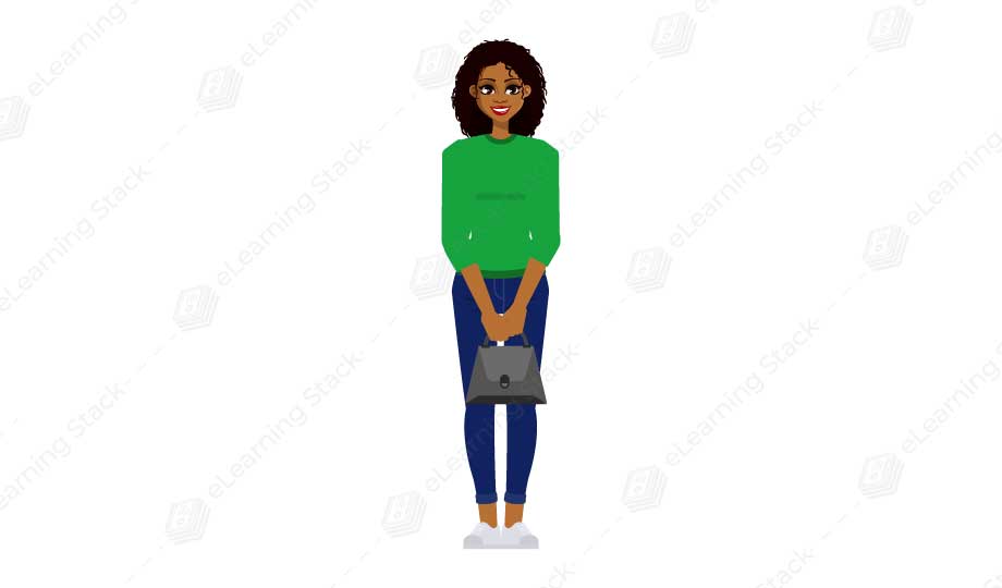 Animated Character | Business | Female Customer | SM-FC-1C-7 ...
