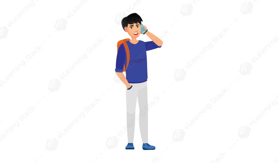 Animated Character | Education | Male Student | E-SM-1C-11 ...
